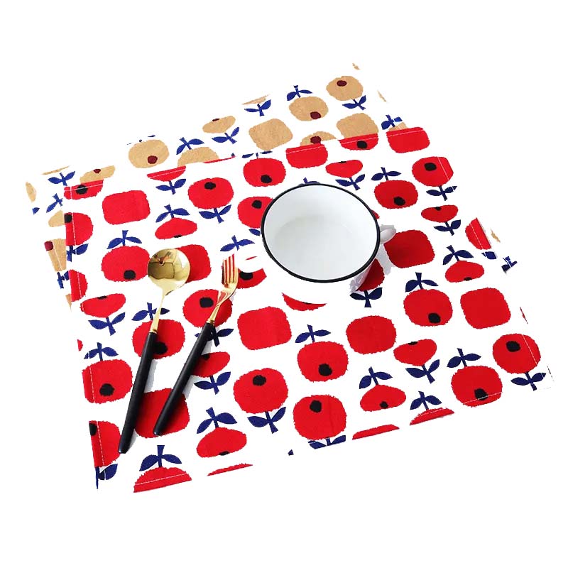 Printed Fruit Pattern Cotton Placemat Kitchen Placemat- Yantai Hanyi ...